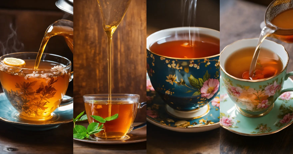 Lexica - Overflowing tea in a cup