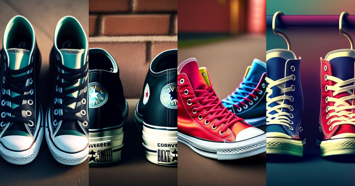 Lexica - Picture of a pair of converse hanging by their shoelaces