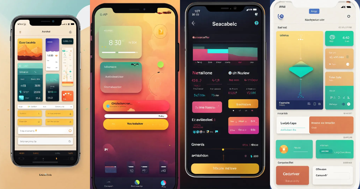 Lexica - Graphic user interface of an app