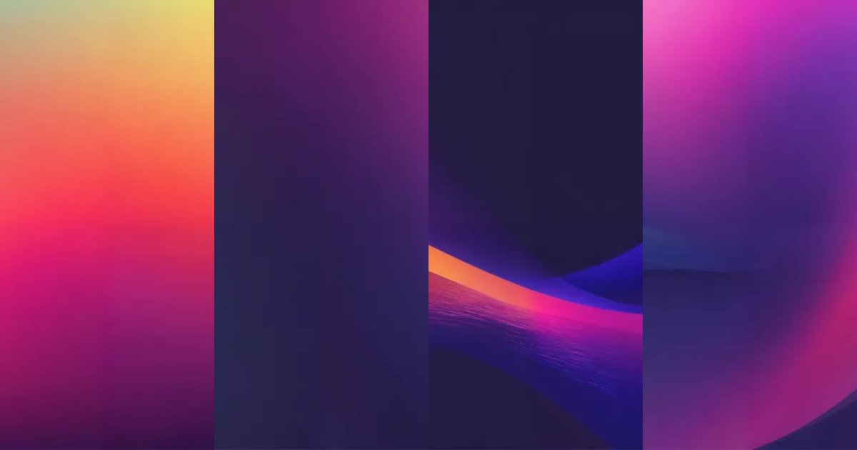 Lexica - Create a blury abstract gradient with colors #00b8f4 to #ffa67a
