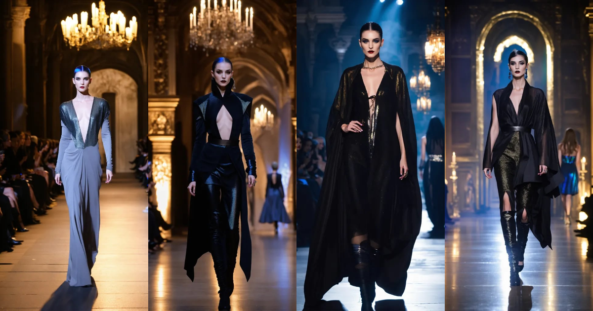 Lexica - Lothlorien androgynous royal vampire walking runway during ...