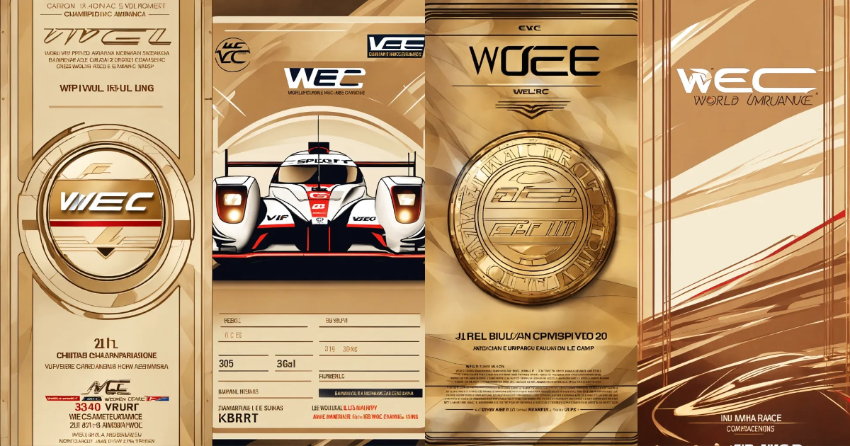 Lexica - WEC World endurance championship card VIP ID pass background ...