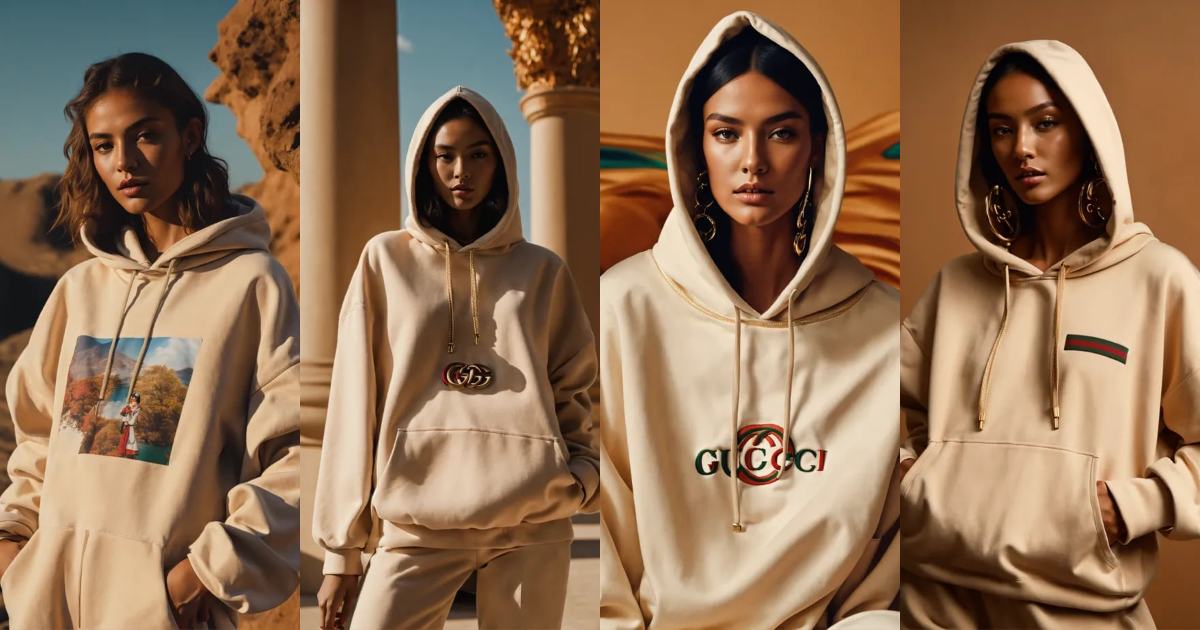 Lexica - Create a visually stunning Gucci Inspired photoshoot featuring ...