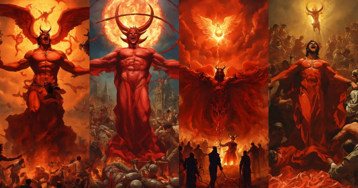 Lexica - Satan enslaving people with his power. Enslaving. Mass hysteria.