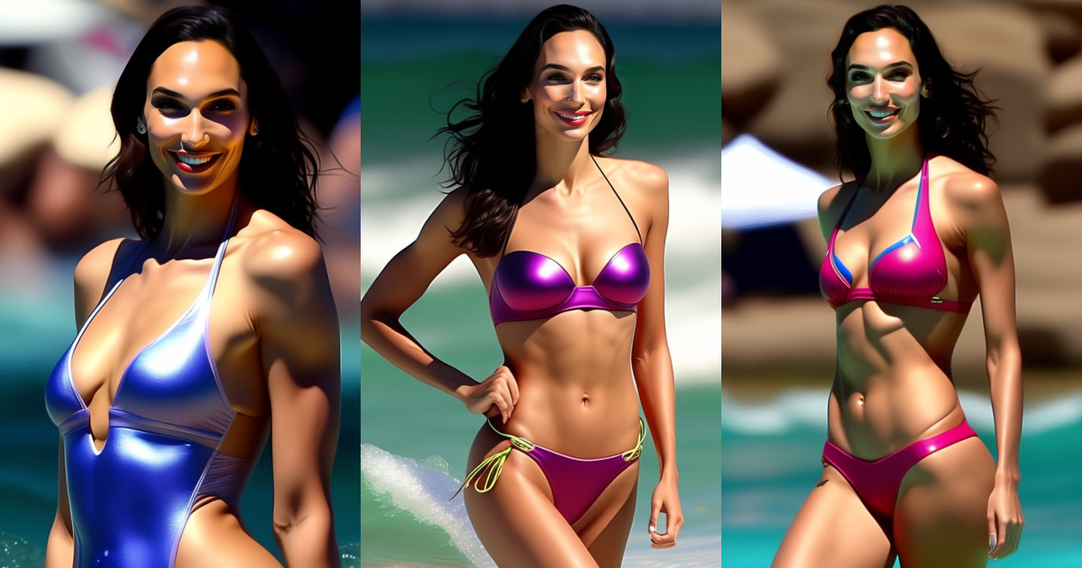Lexica - Funny Gal gadot in a bikini