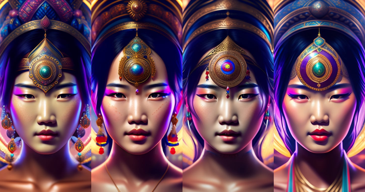 Lexica - Third eye in beautiful asian girl, highly detailed, 8k