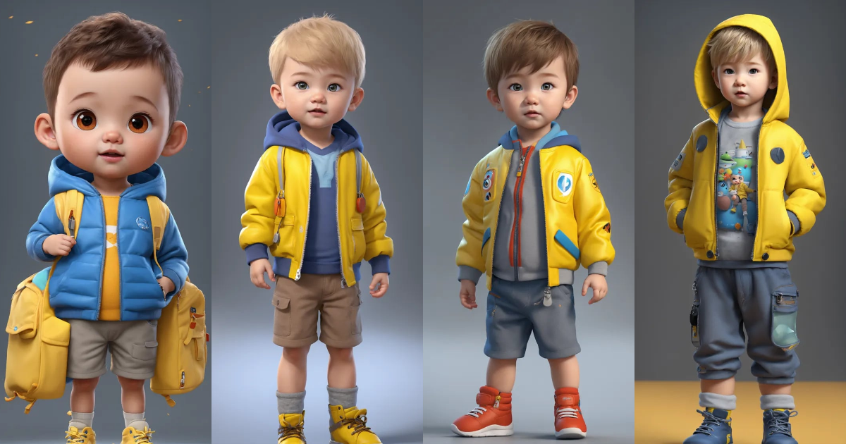 Lexica - A beautiful young a baby boy , full body image of a cute ...