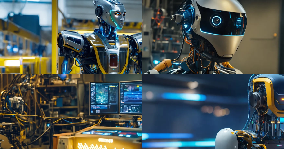 Lexica - 8K, generate a robot that combines biometric knowledge ...