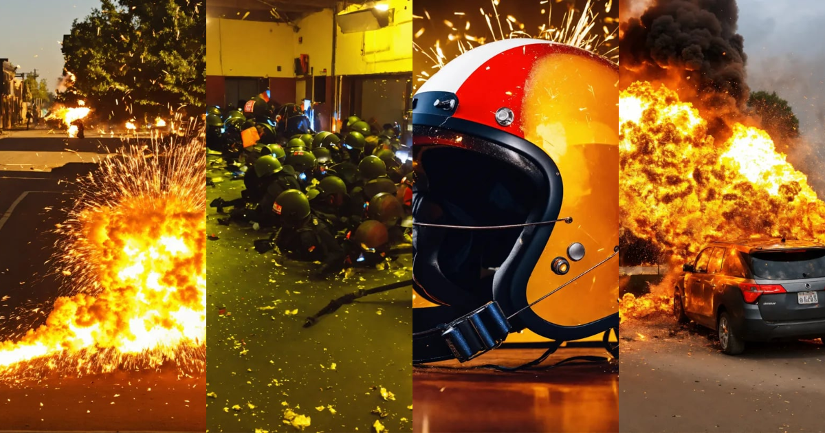 Lexica - Helmets exploding