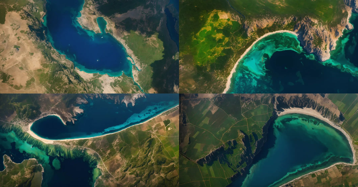 Lexica - Landscapes of Crimean Peninsula, Ukraine, satellite image, 8k