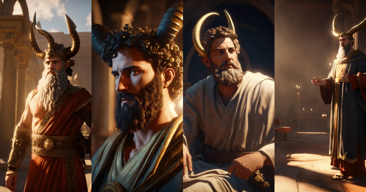 Lexica - The apostle Peter with horns thinks to turn him to the right ...
