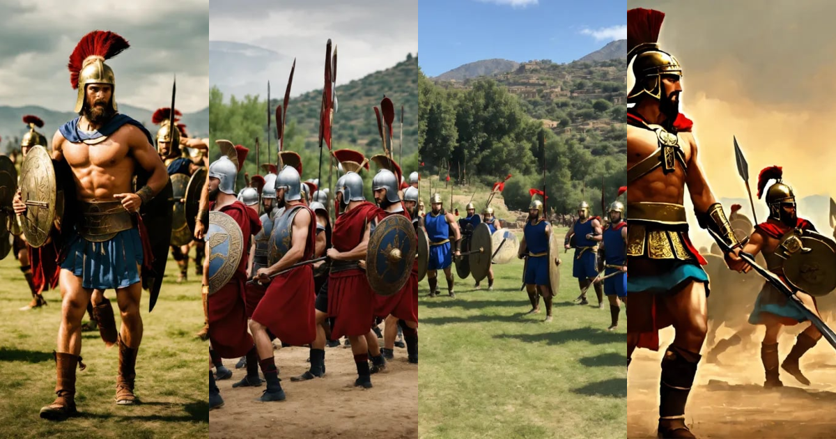 Lexica - Quick snippets of warriors training in ancient Sparta