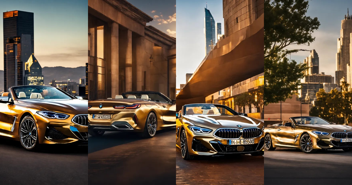 Lexica - 2019 bmw 850i convertible brown and Gold with silver moonlight ...