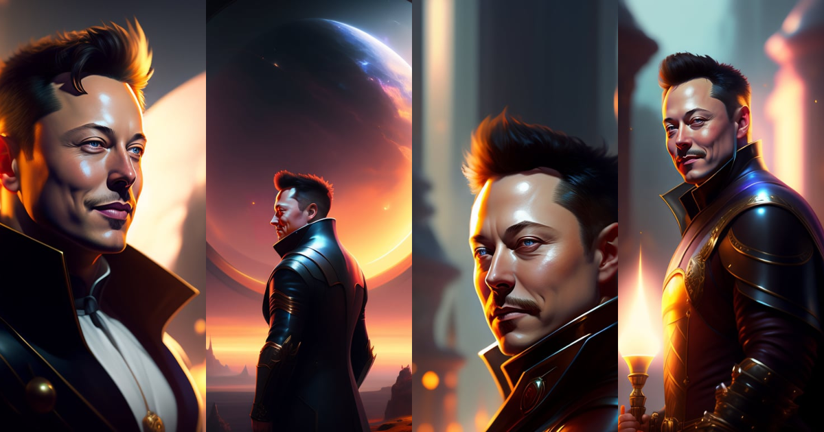 Lexica - Elon musk staring at the camera smirking and laughing, magic ...