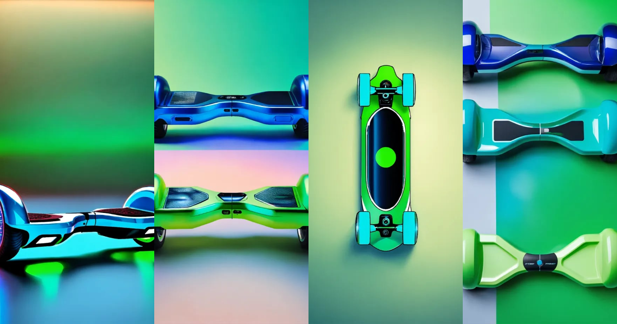 Lexica - Hoverboard on plain background. the hoverboard need to look ...