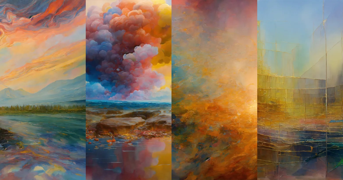 Lexica - Matt DesLauriers nft, oil painting, transparent, in style ...