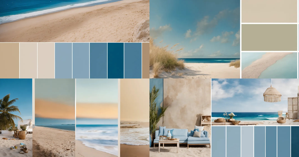 Lexica - HYPER-Realistic paint color palette DROPS MOODBOARD WITH ...