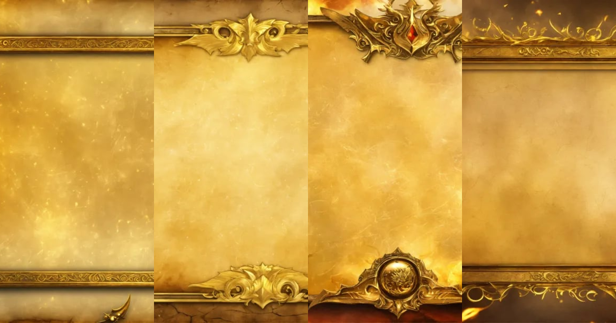 Lexica - Magic spell frame, template, old parchment background, magic ...