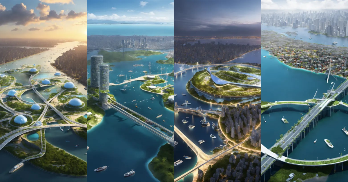 Lexica - Imagine a vision of future Tokyo in 2050 with networks of ...