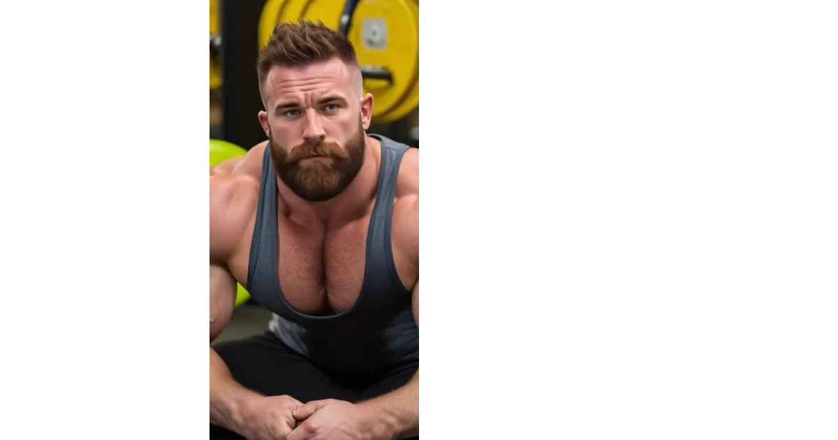 Lexica - 30-year-old hairy Irish man with big muscles, big bodybuilder ...