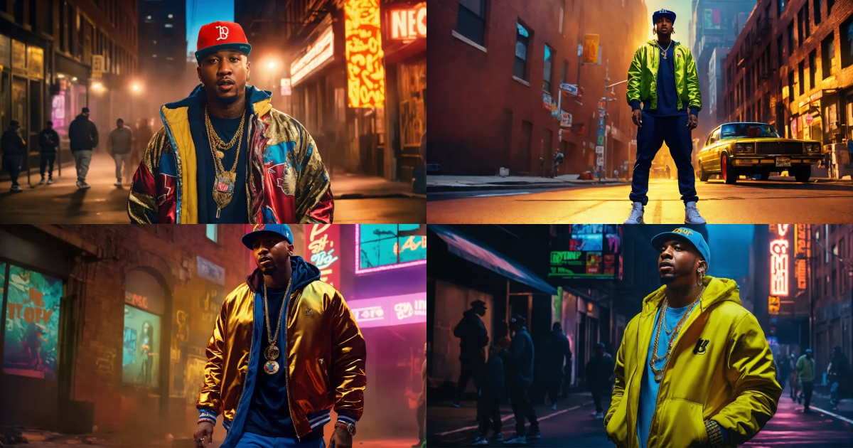 Lexica - Full body shot Pop art, hyperrealist portrait of rapper "Maino ...