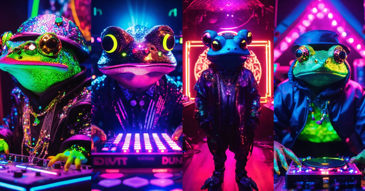 Lexica - A techno Diamond psytrance DJ Diamond TOAD in folk kawaii ...