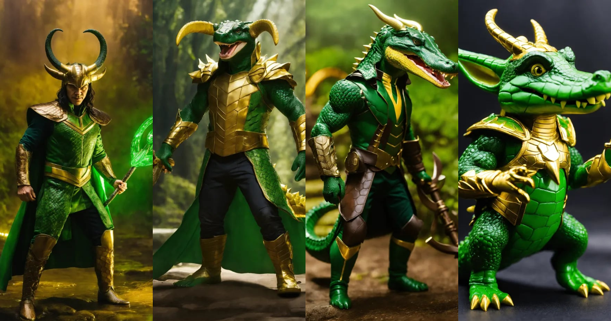 Lexica - Marvel alligator loki with loki horns in action without words ...