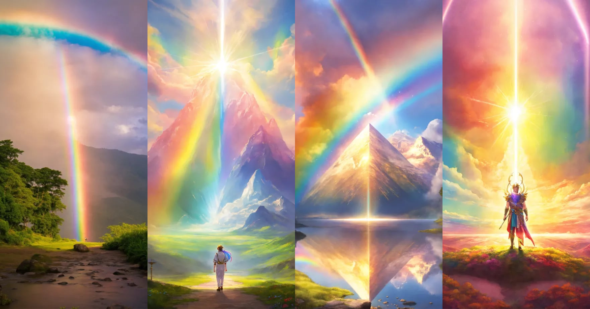 Lexica - Prism god and light rainbow