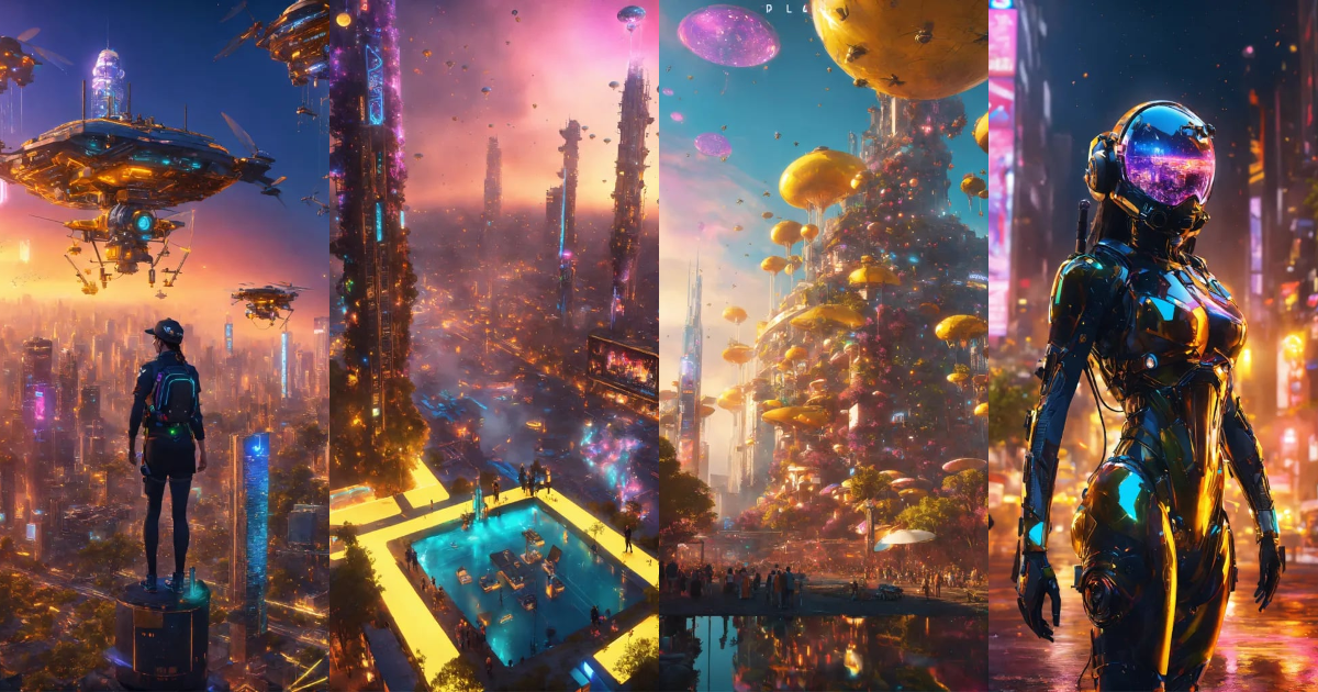 Lexica - Very colorful palete of Super realistic Playstation 6 vray ...