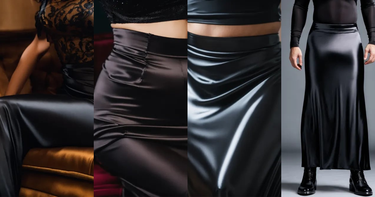 Lexica - Man with godlike body wearing black Satin shiny figure-hugging ...