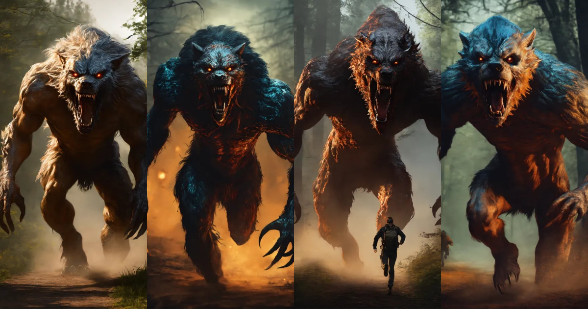 Lexica - Terrifying SKINWALKER Running In Ultra Realistic Style