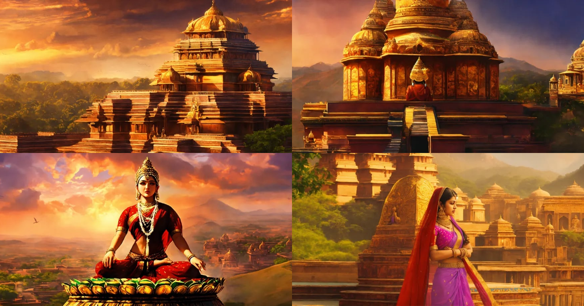 Lexica - Imagine a vivid scene set in ancient India during the time of ...