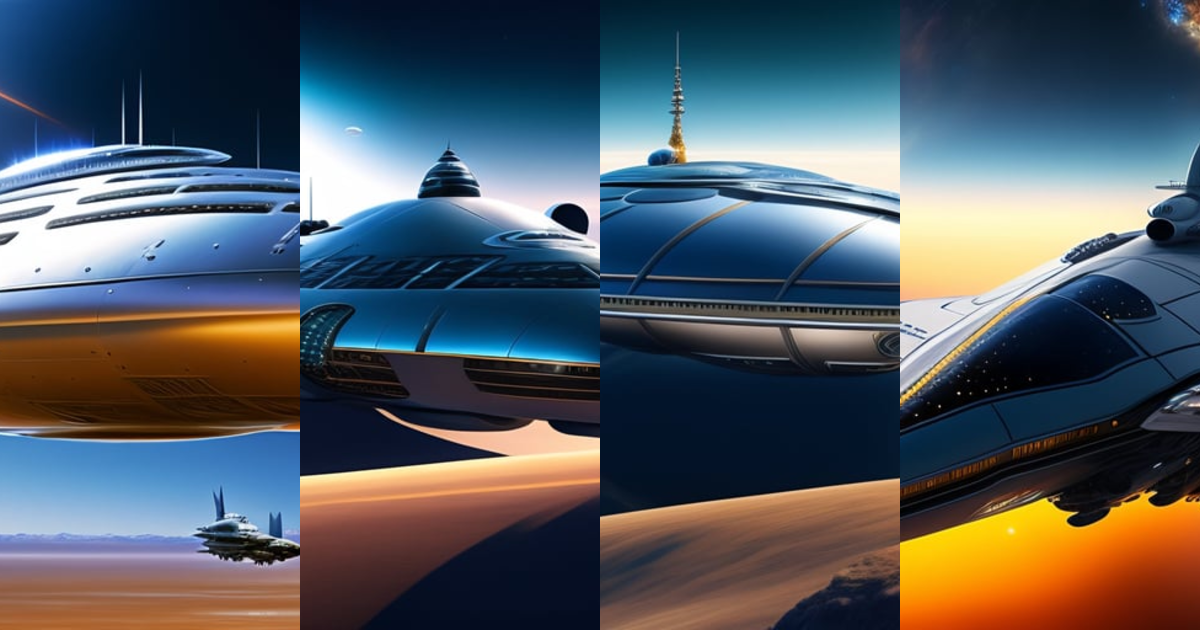 Lexica - Shell-shaped silver spaceship fighting hundreds of enemy ...