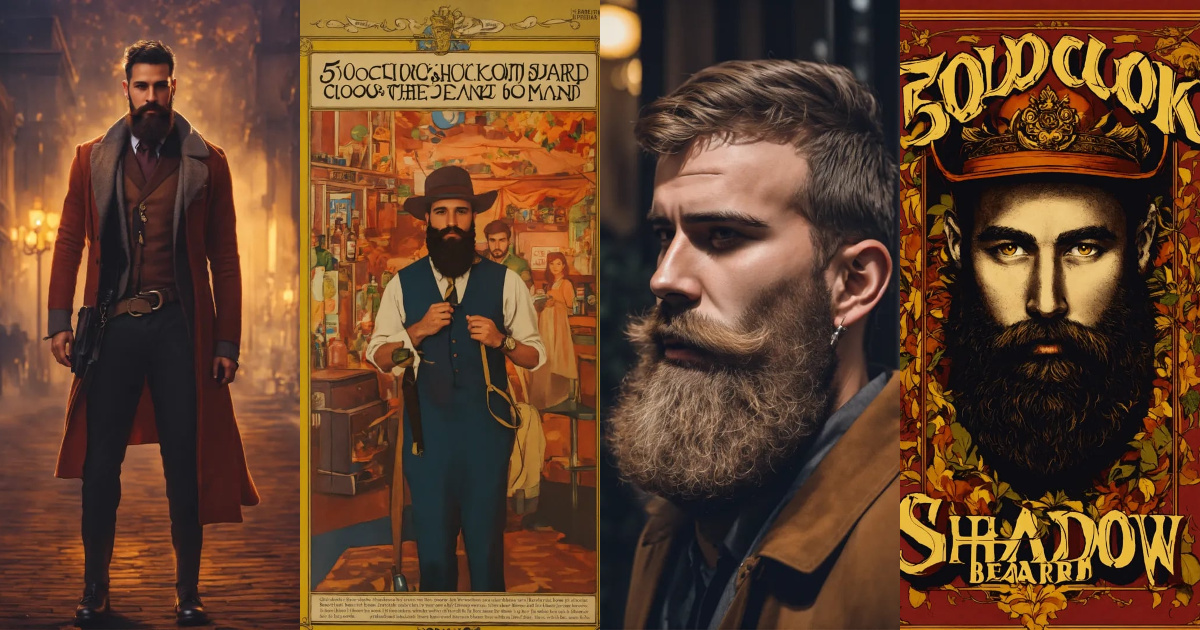 Lexica - 5 o'clock shadow beard