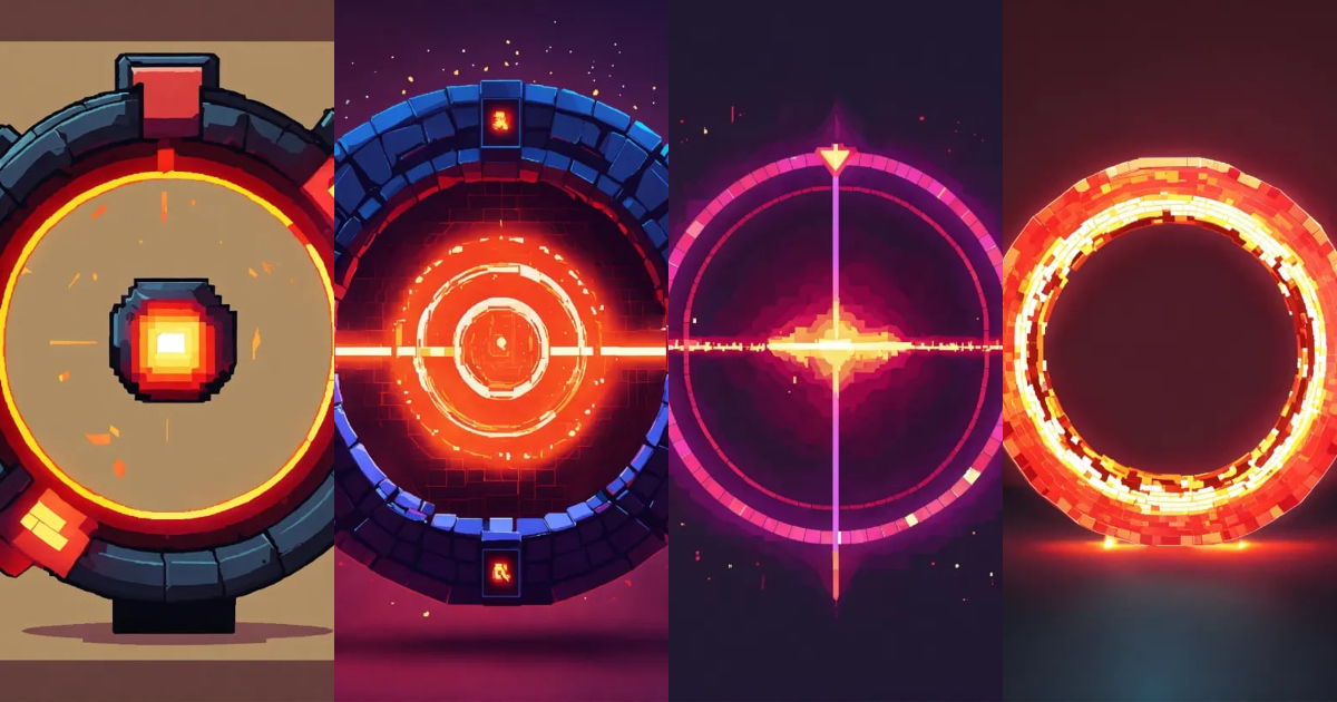 Lexica - Ring pulse attack graphic effect for a game. Pixel art, low ...