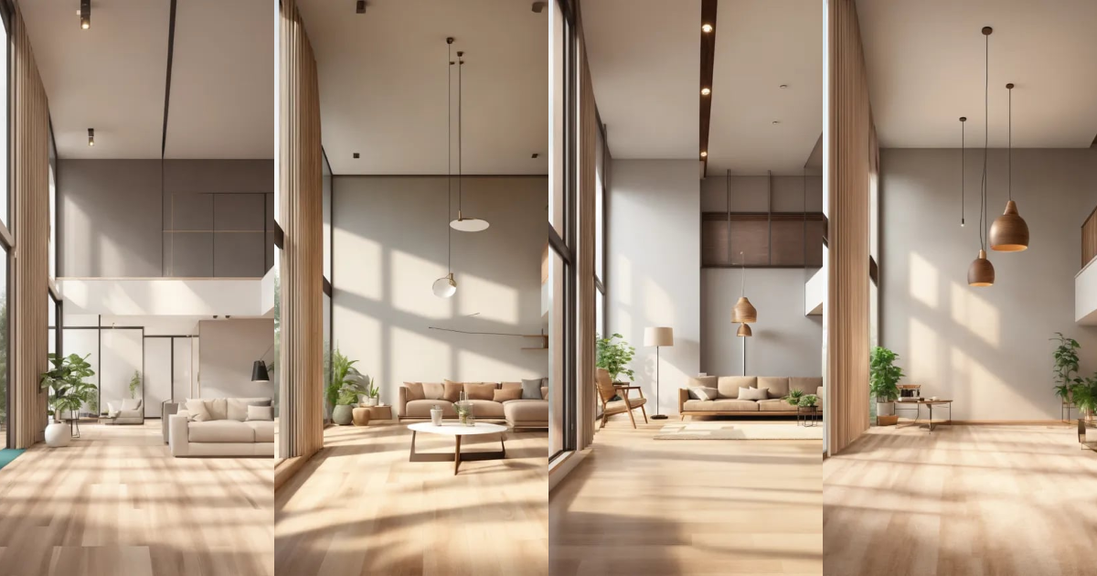 Lexica - Generate a highly realistic image of a completely empty room ...