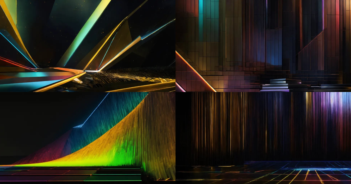 Lexica - Angles with measurements, black background, shiny texture ...