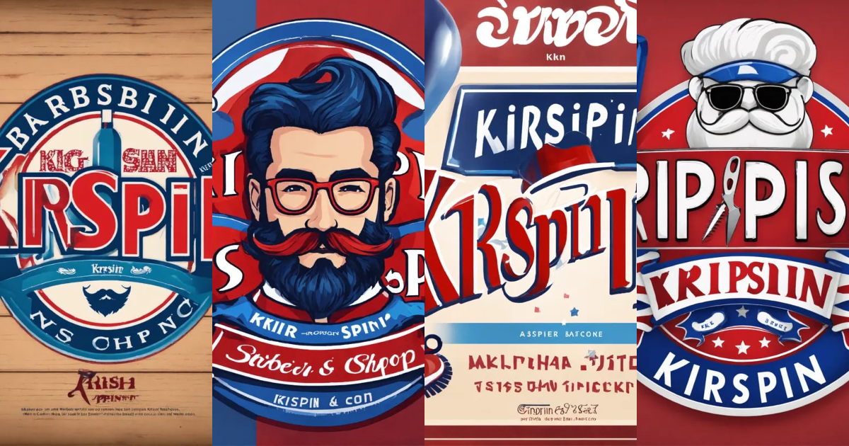 Lexica - Write word "Krispin" "Krispin" "Krispin" as a logo, headline ...