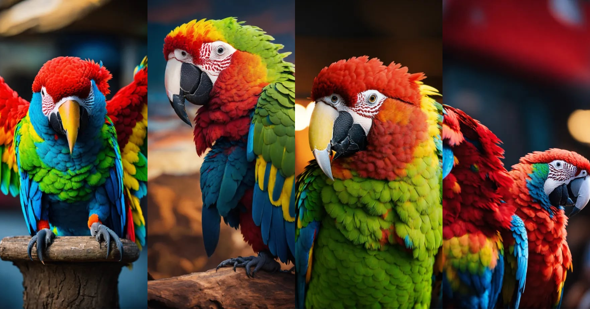 Lexica - Parrot man, epic, photography, 8k