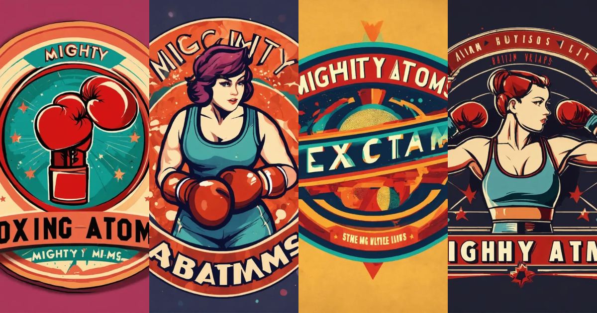Lexica - Abstract logo for a show about women boxing called "Mighty ...