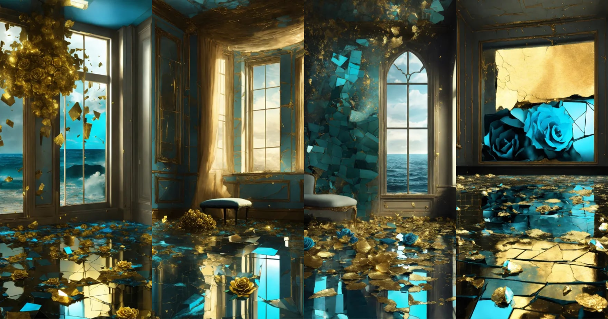 Lexica - Digital surrealism shattered dreamscape, fragments of ...