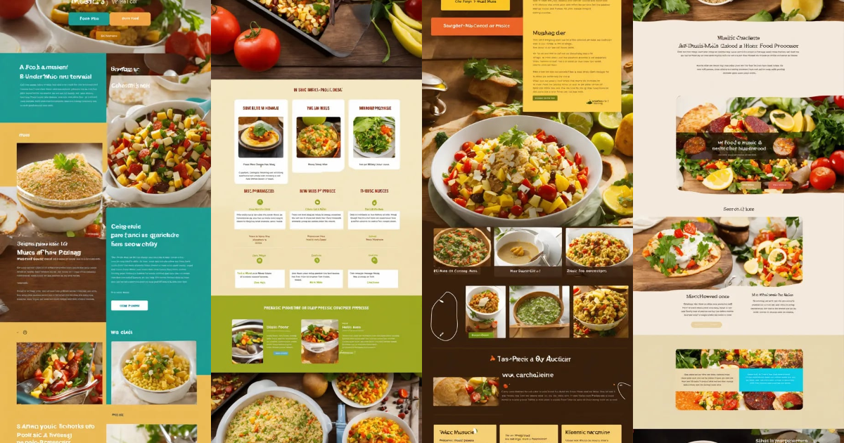 Lexica - Design the homepage for a ‘Music-controlled food processor ...