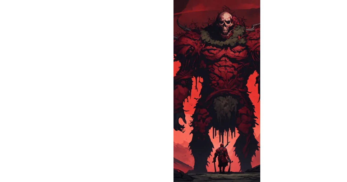 Lexica - A massive humanoid giant made out of corpses, flesh and bones ...