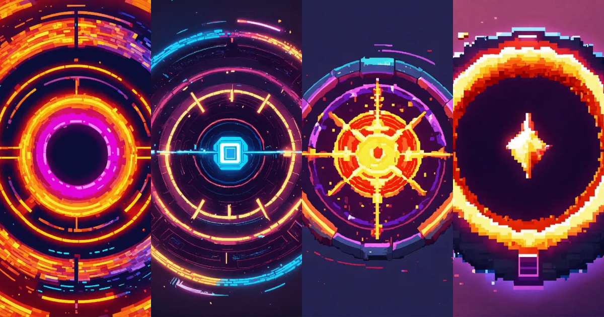 Lexica - Simple expanding electric ring shockwave attack graphic effect ...