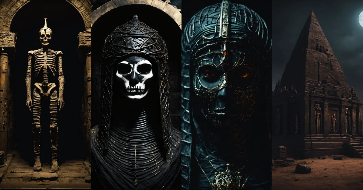 Lexica - Dark scary evil black GOTHIC MUMMY TOMBS