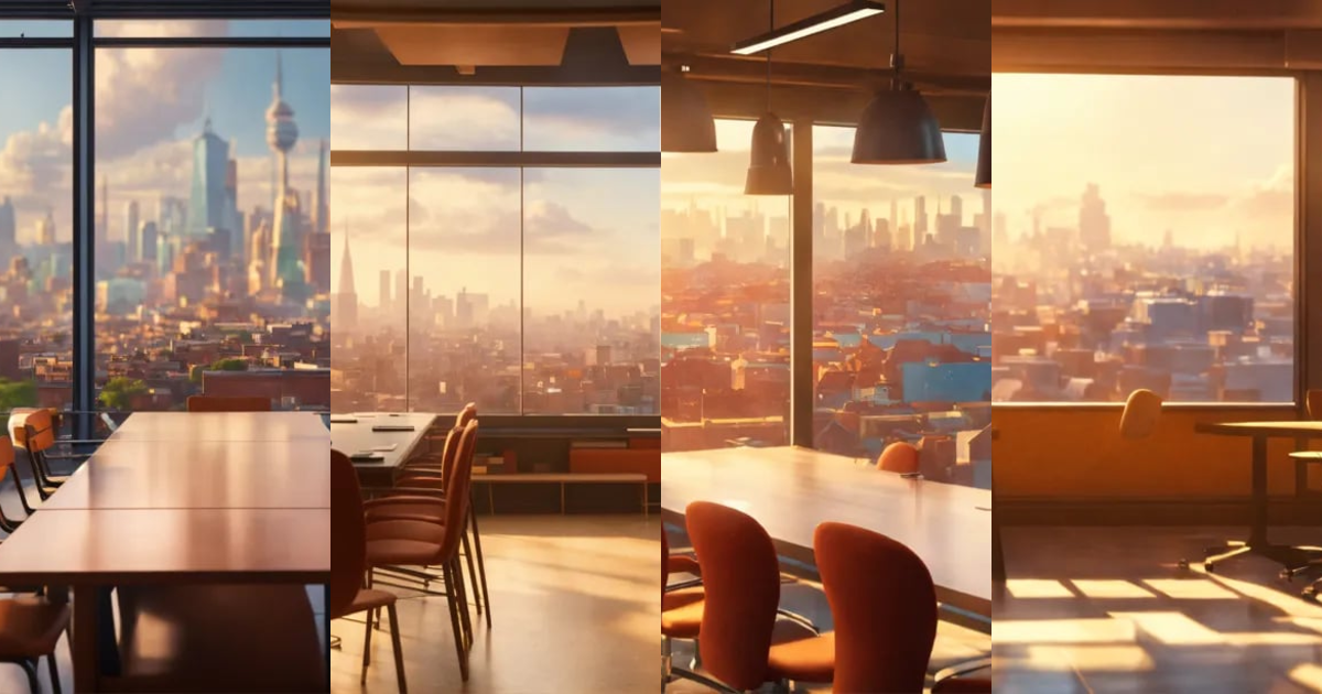 Lexica - Press conference room as background, no table and chair, a ...