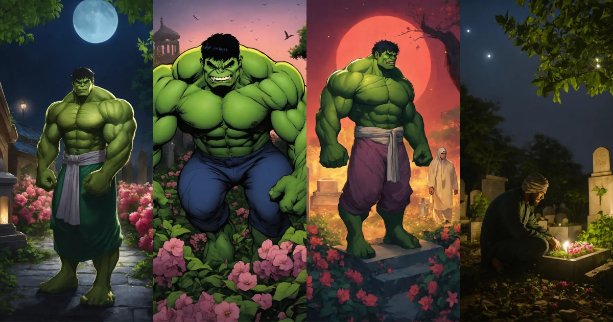 Lexica - A nostalgic Muslim hulk personality brother visit graveyard of ...