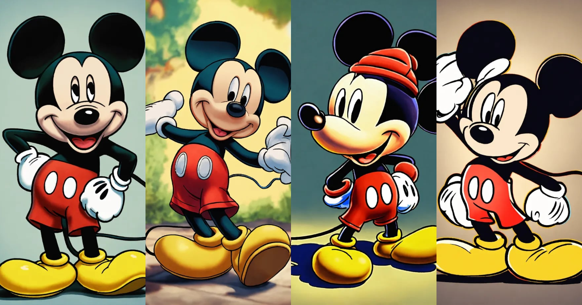 Lexica - 2d mickey mouse drawing animation, 8 k, high detail. full ...