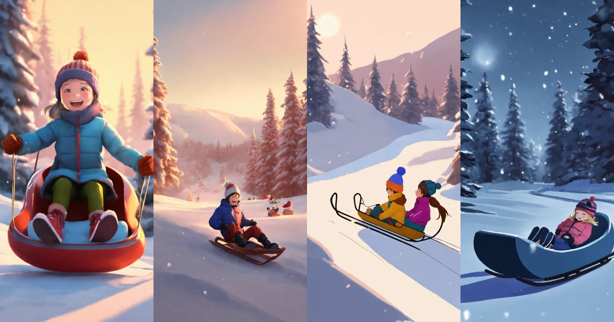 Lexica - Sledding animation