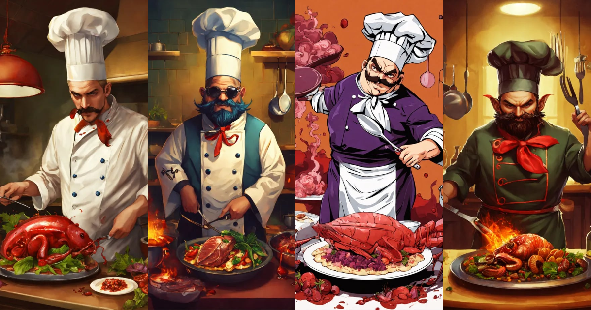 Lexica - An evil chef with poisonous dish